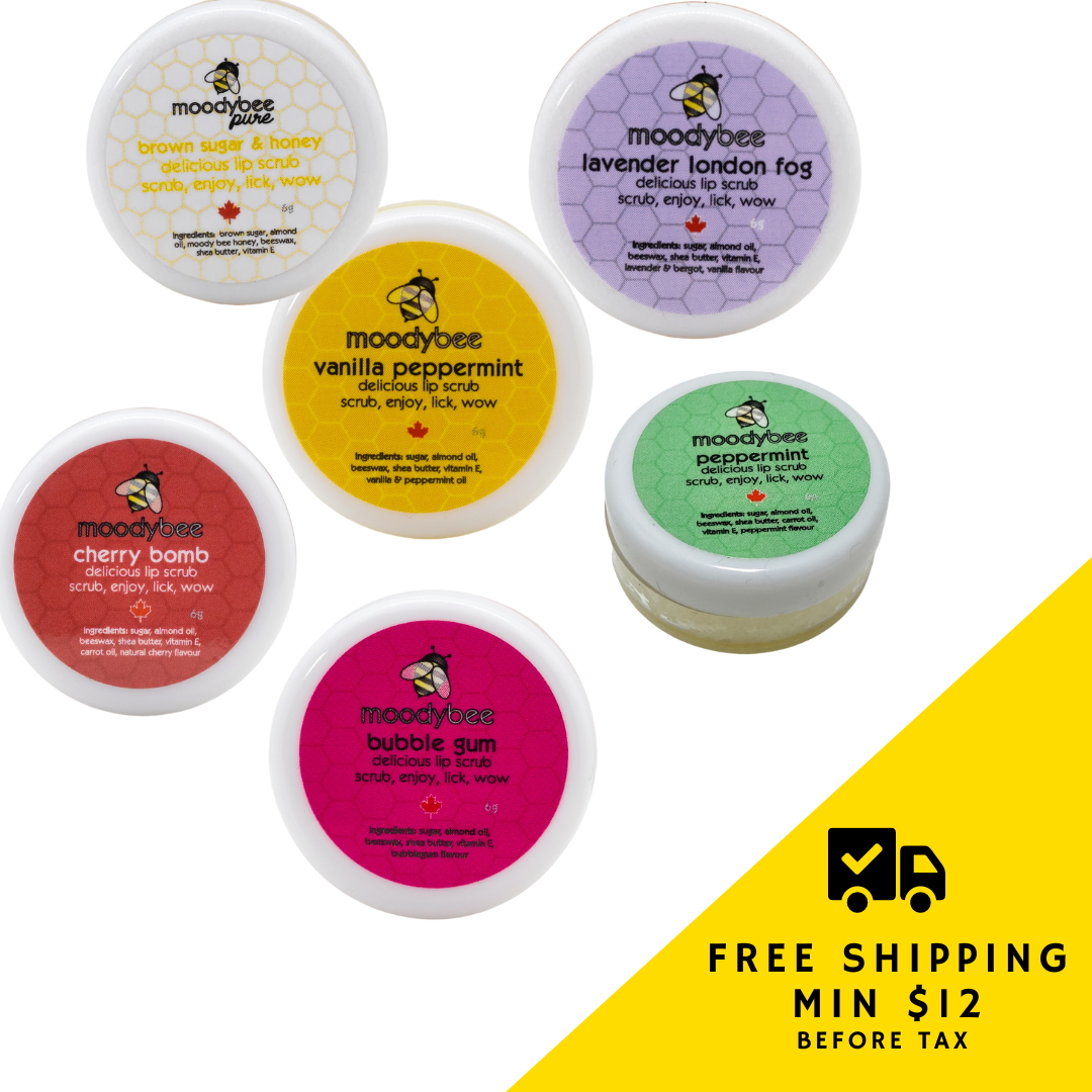 Moody Bee Beeswax Lip Balm | Handmade In Canada